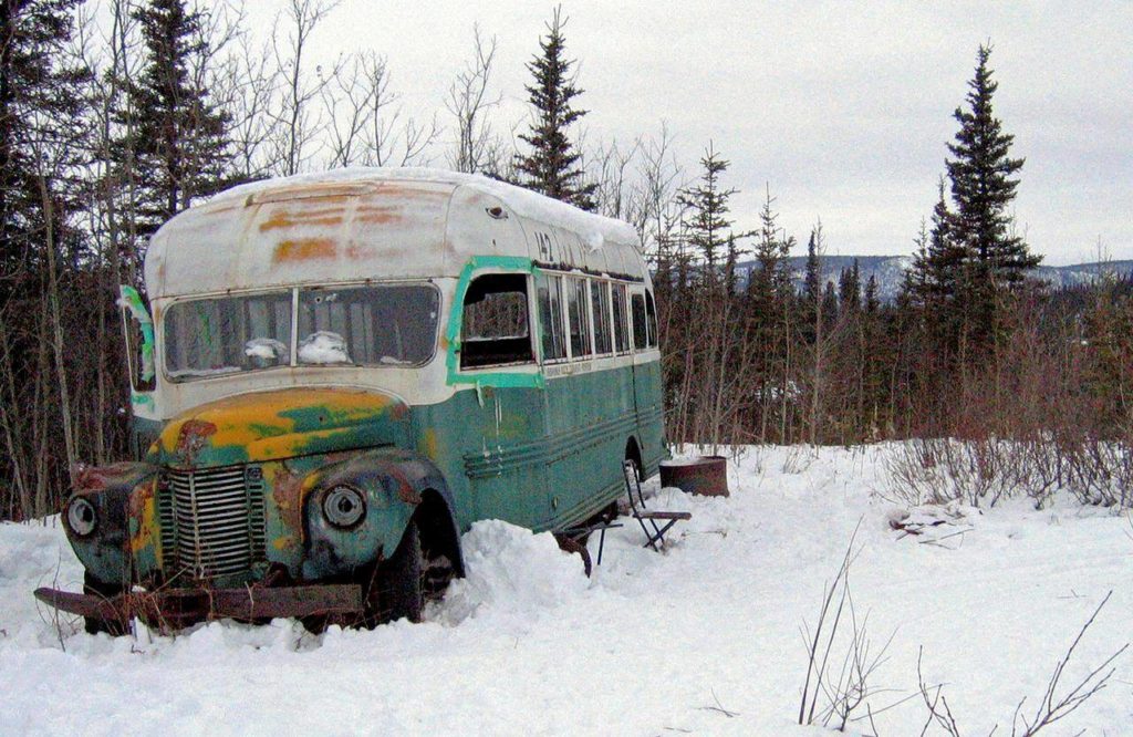 ‘Into the Wild’ bus on display in Fairbanks during preservation work ...