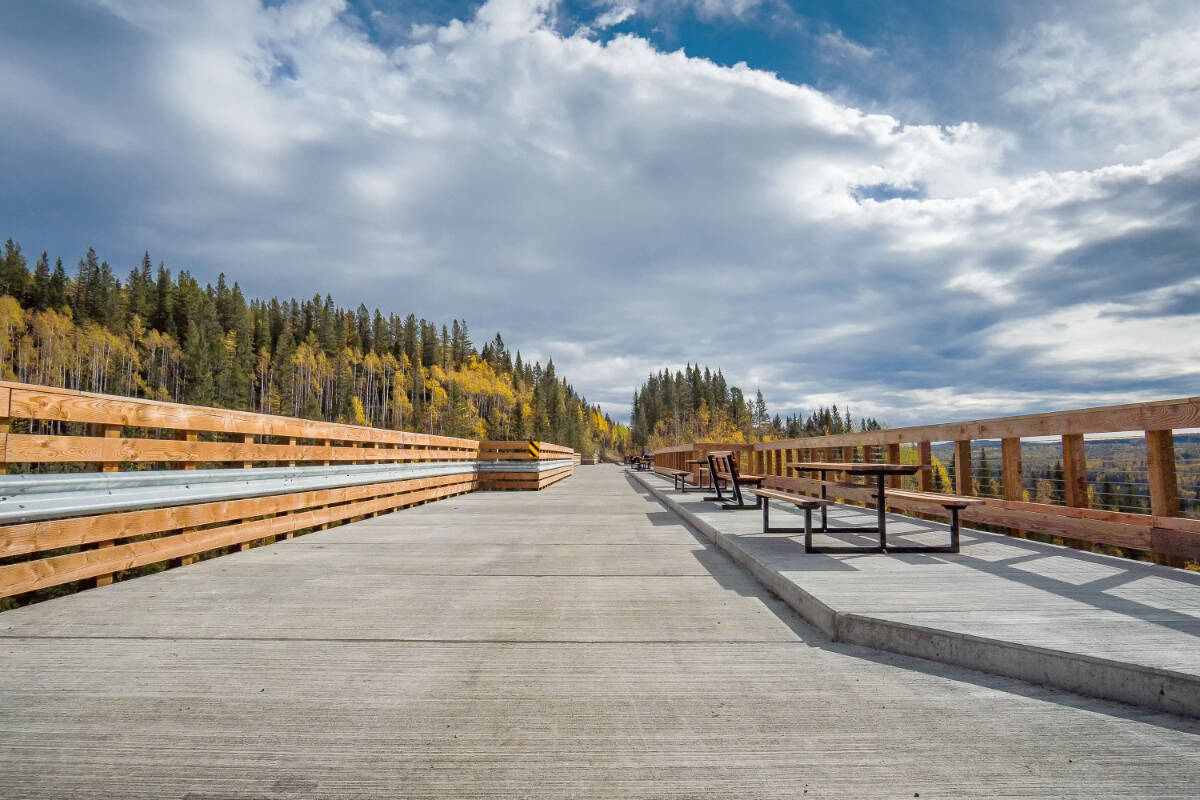 Hike, bike or snowshoe this multi-use Alberta trail along an abandoned ...
